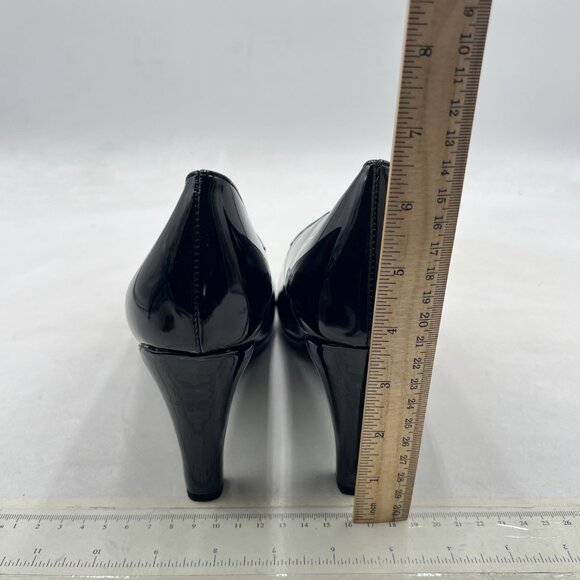 Miss Left | Shoes | Miss Left Black Low Platform Chunky High Heels Slip ...